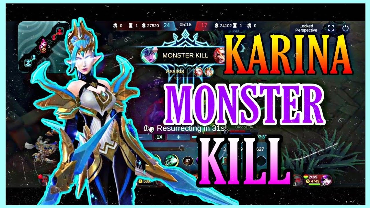 Mobile Legends Karina BEST BUILD 2020 ITEM BUILD KARINA TOP 1 GLOBAL ...
