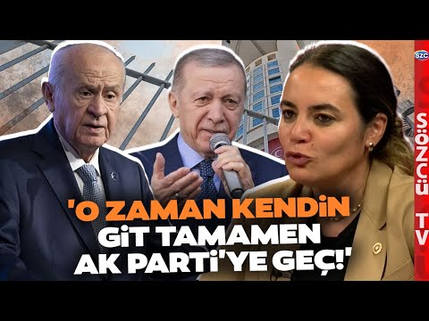 'O Zaman Kendin Git Tamamen AK Parti'ye Geç' Ayyüce Türkeş'ten Olay Bahçeli ve MHP Sözleri