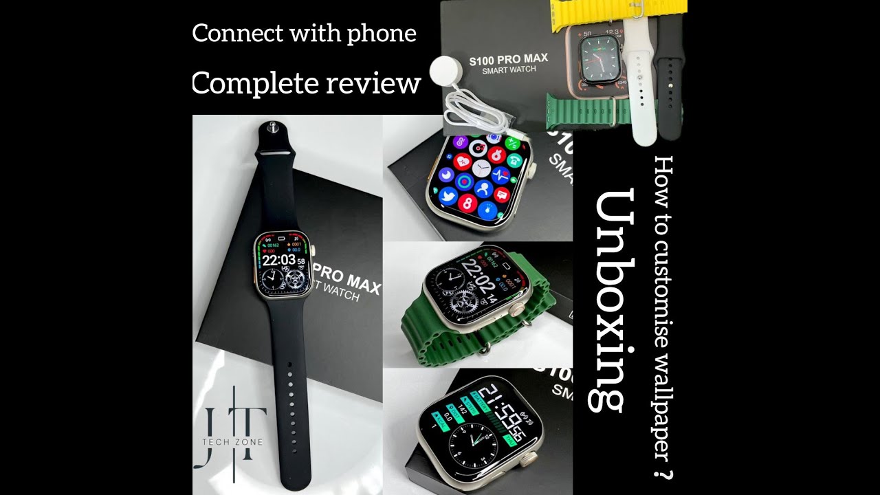 S100 Pro max Smartwatch | Series | S100 Pro max Smartwatch Unboxing ...