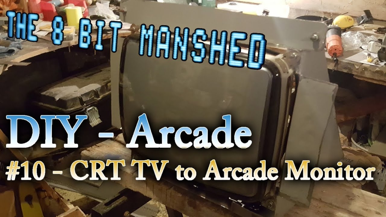 Arcade DIY #10 Converting a CRT TV to arcade monitor - YouTube