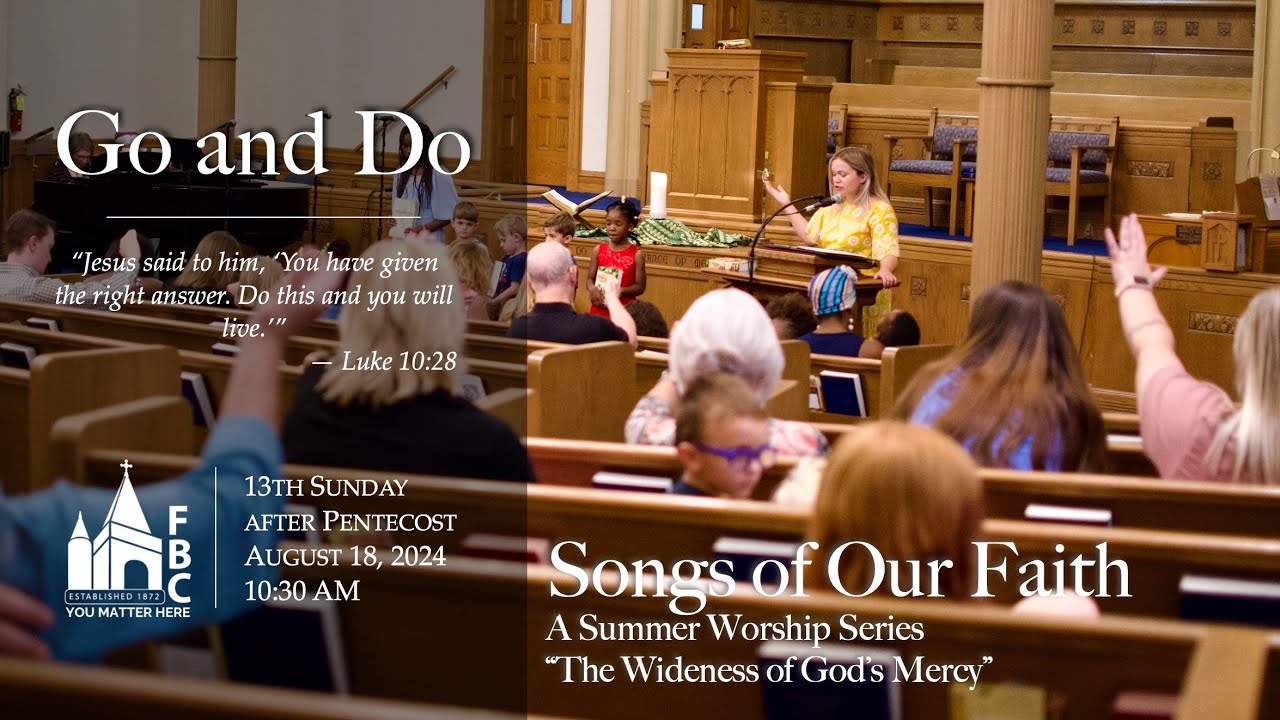 August 18, 2024: FBC-CS Sunday Morning Worship - YouTube