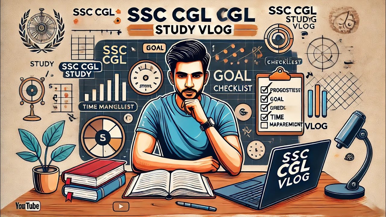 SSC CGL Study Vlog 2025 📖🔥|8+ Hours Study Routine for SSC CGL 📚 ...