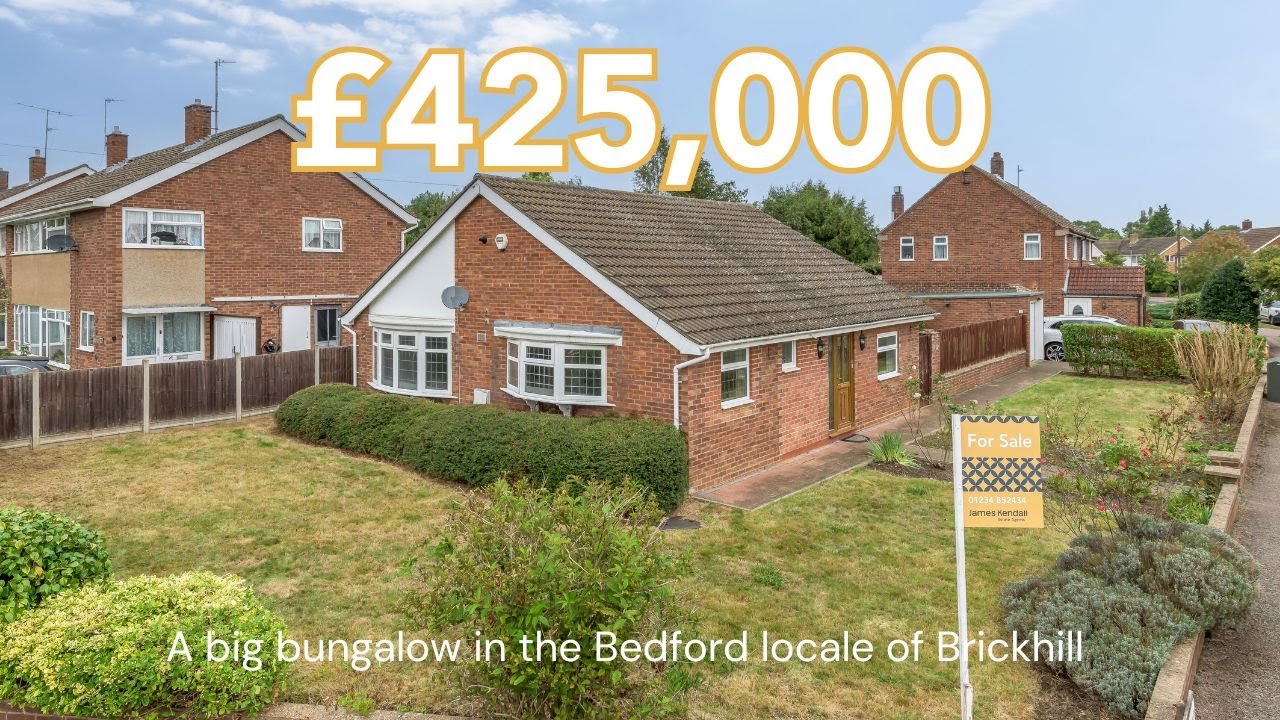 A big bungalow in the Bedford locale of Brickhill, within an easy amble ...