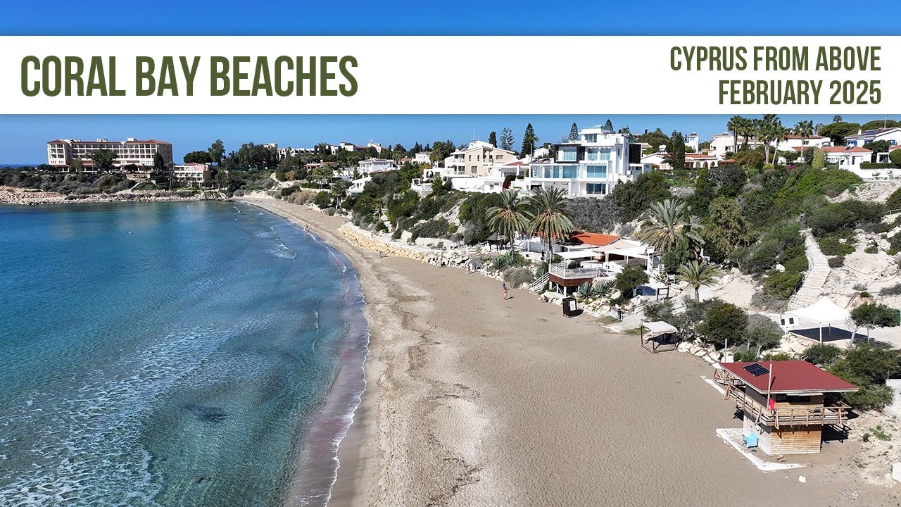 Coral Bay and Corallia Beach From Above - YouTube