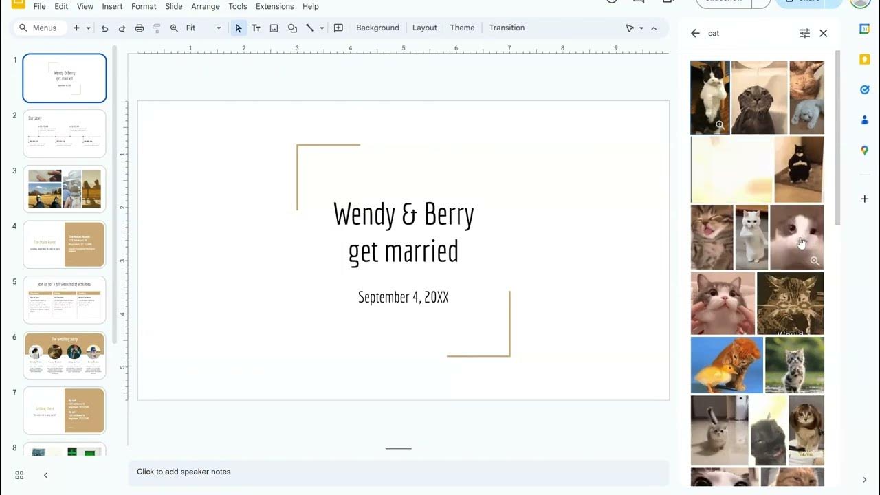 How to put GIF on Google Slides - YouTube
