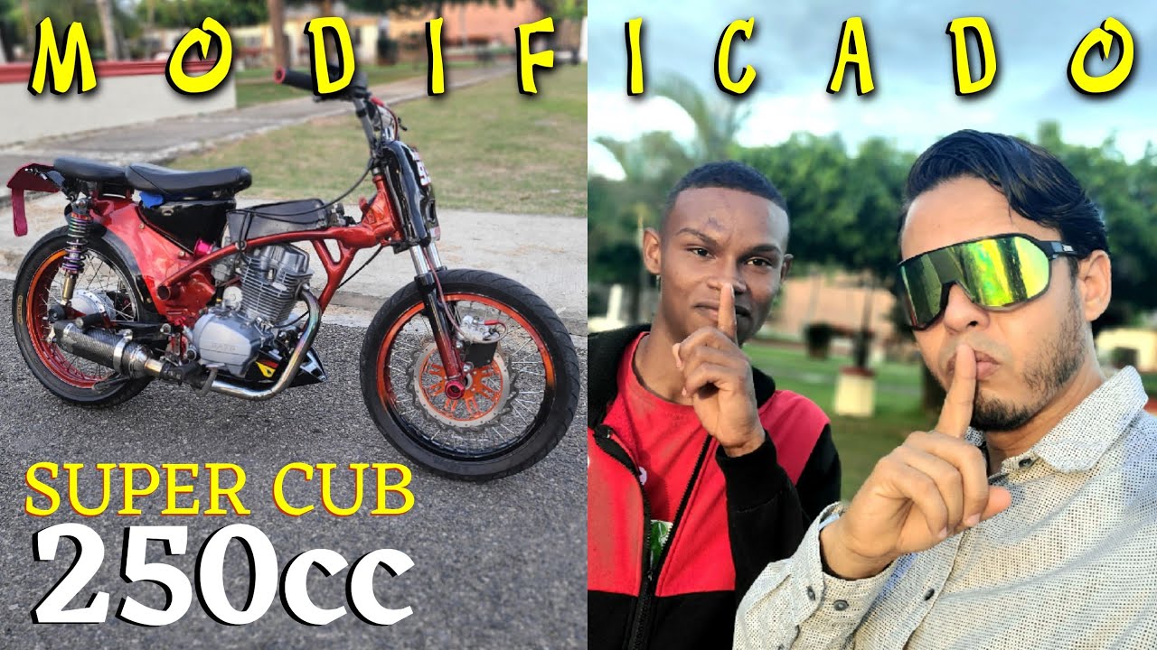 HONDA SÚPER CUB MODIFICADO A 250cc - EL MAS RAPIDO DE RD - YouTube