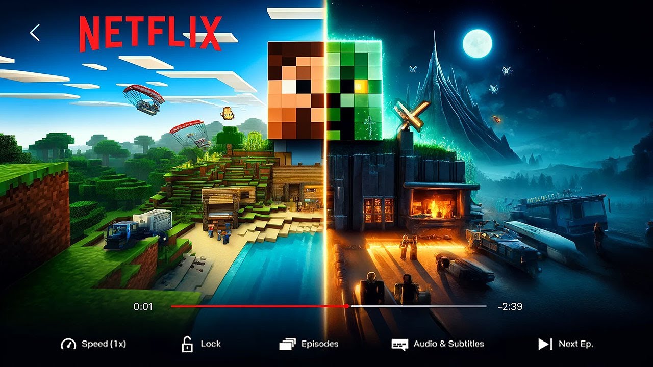 Netflix to Build Animated Series with Minecraft - YouTube