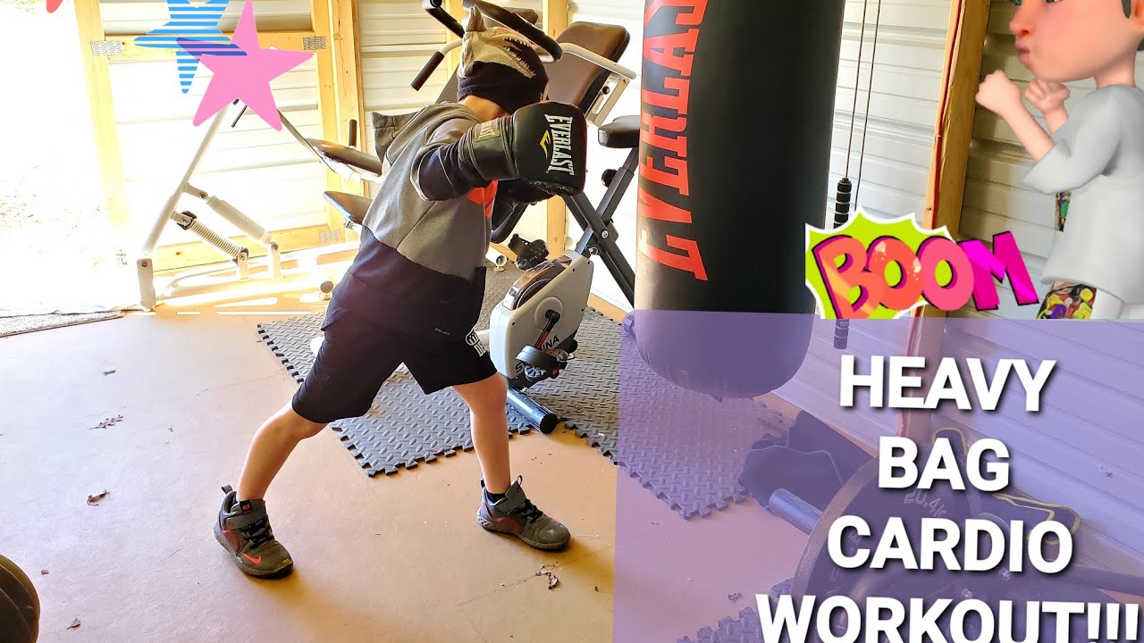Kids Cardio Heavy Bag Workout Routine | Must Try For All! - YouTube