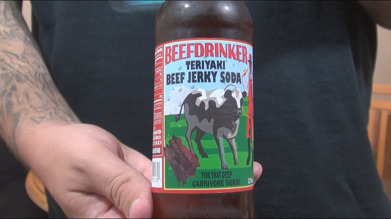 Soduh - Beefdrinker Teriyaki Beef Jerky Soda - YouTube