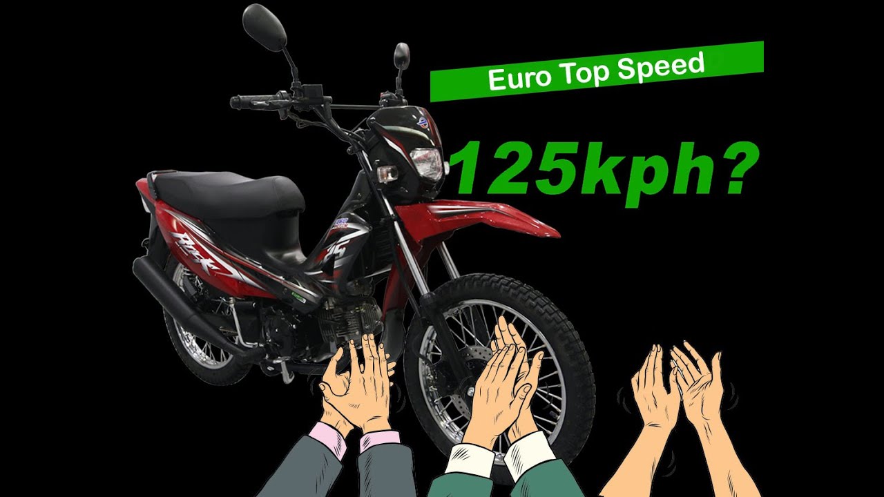 Euro Rock 125 Top Speed (125kph) - YouTube