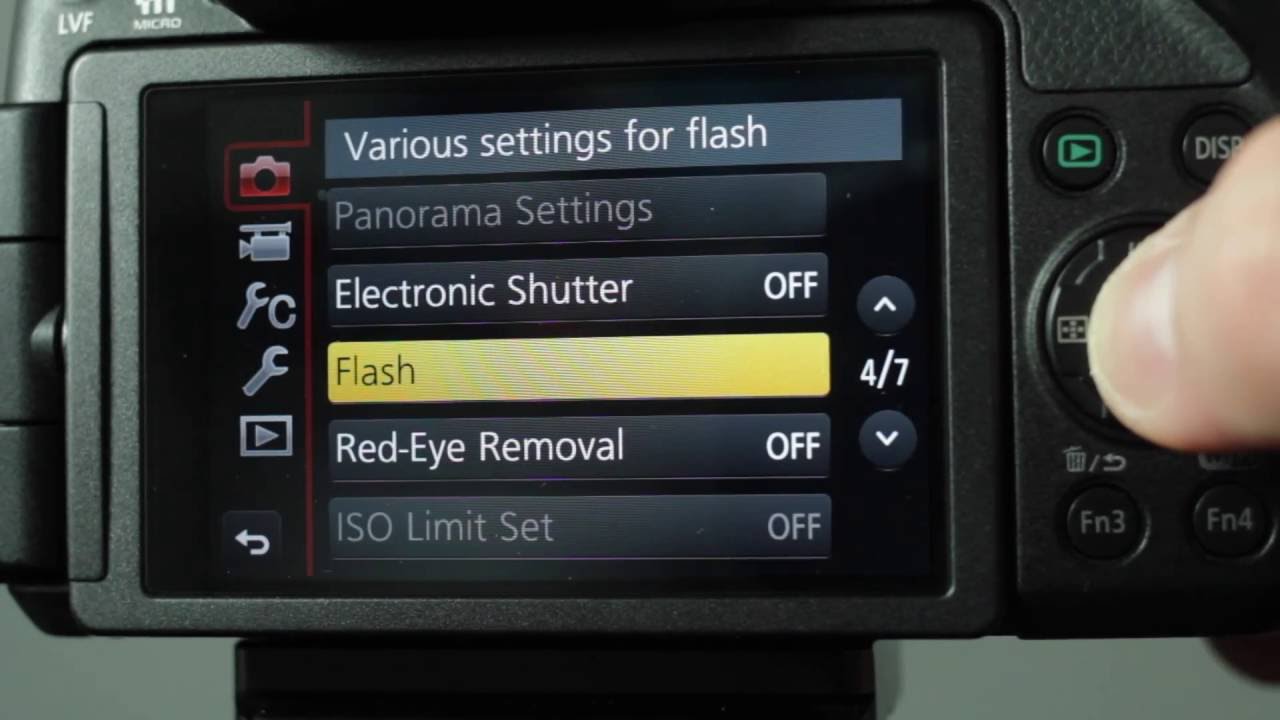 Setting up wireless flash for Panasonic M43 60 second guide - YouTube