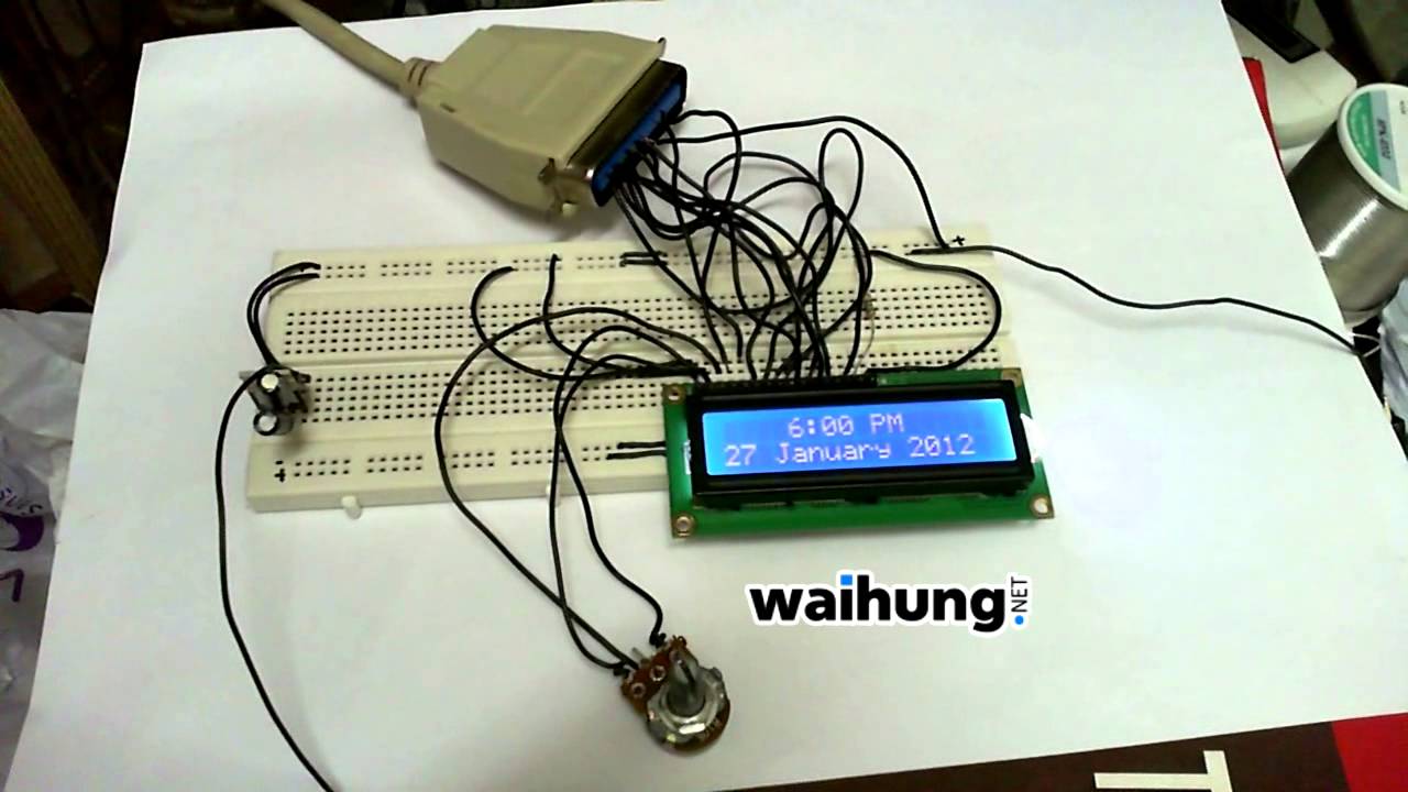 LCD Smartie on HD44780 - YouTube