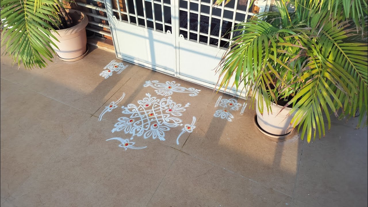 Saturday Rangoli design#rangoli#design#trending #youtube #vlog # ...