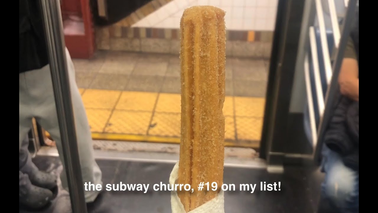 THE GREATEST DISHES IN NEW YORK #19: SUBWAY CHURROS! - YouTube