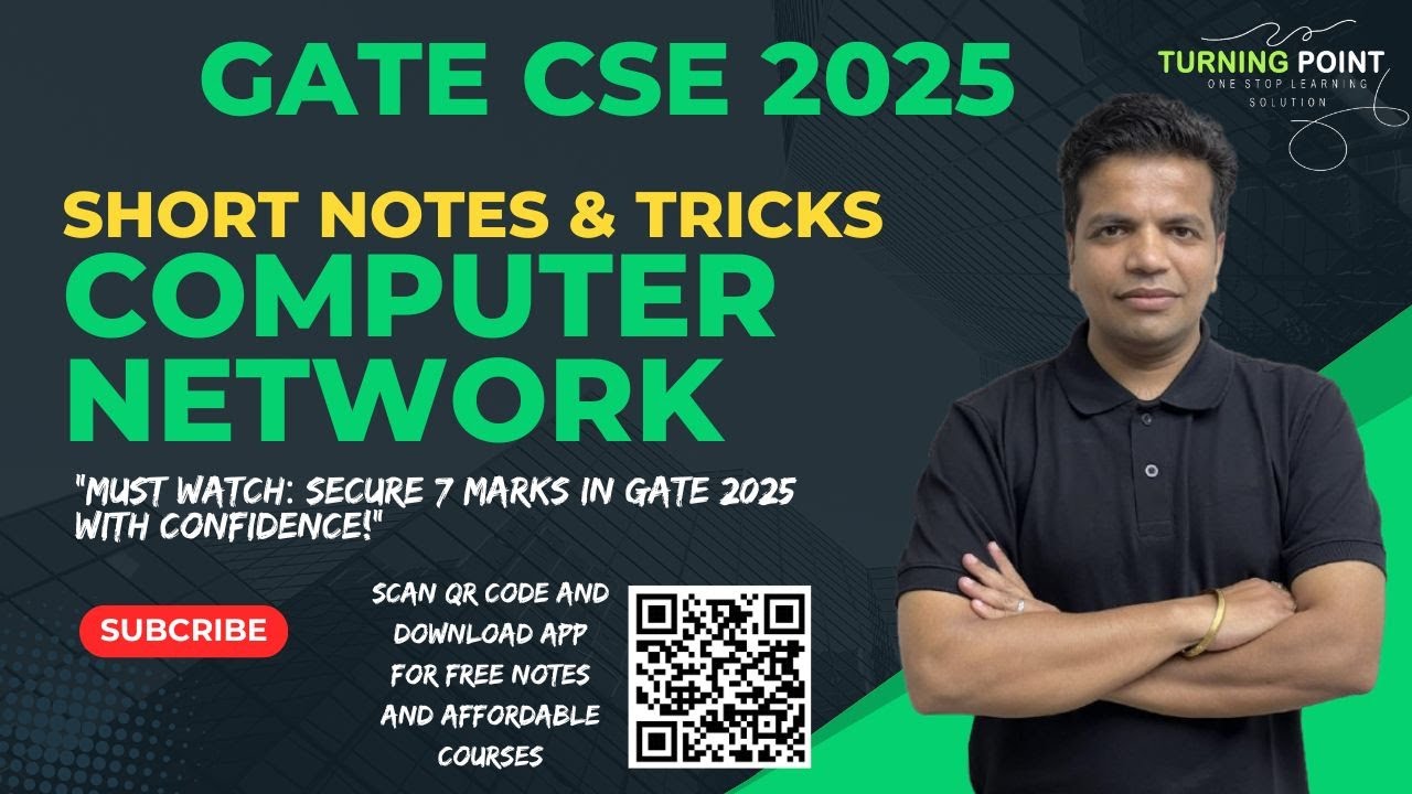 Short Notes Tricks And Tips Computer Network Ankush Saklecha Gate 2025 Youtube