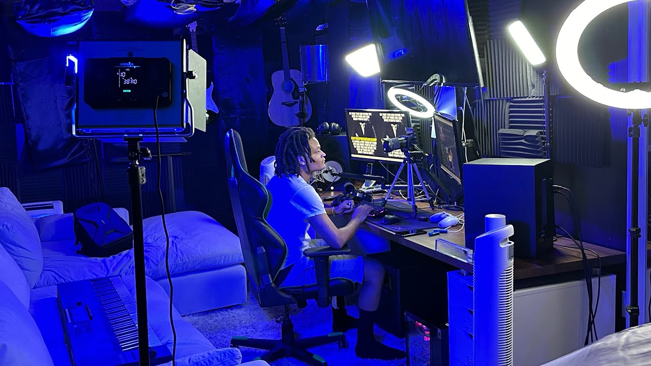 22 year Old TRANSFORMS Backyard Shed into DIY Music / Content Recording ...