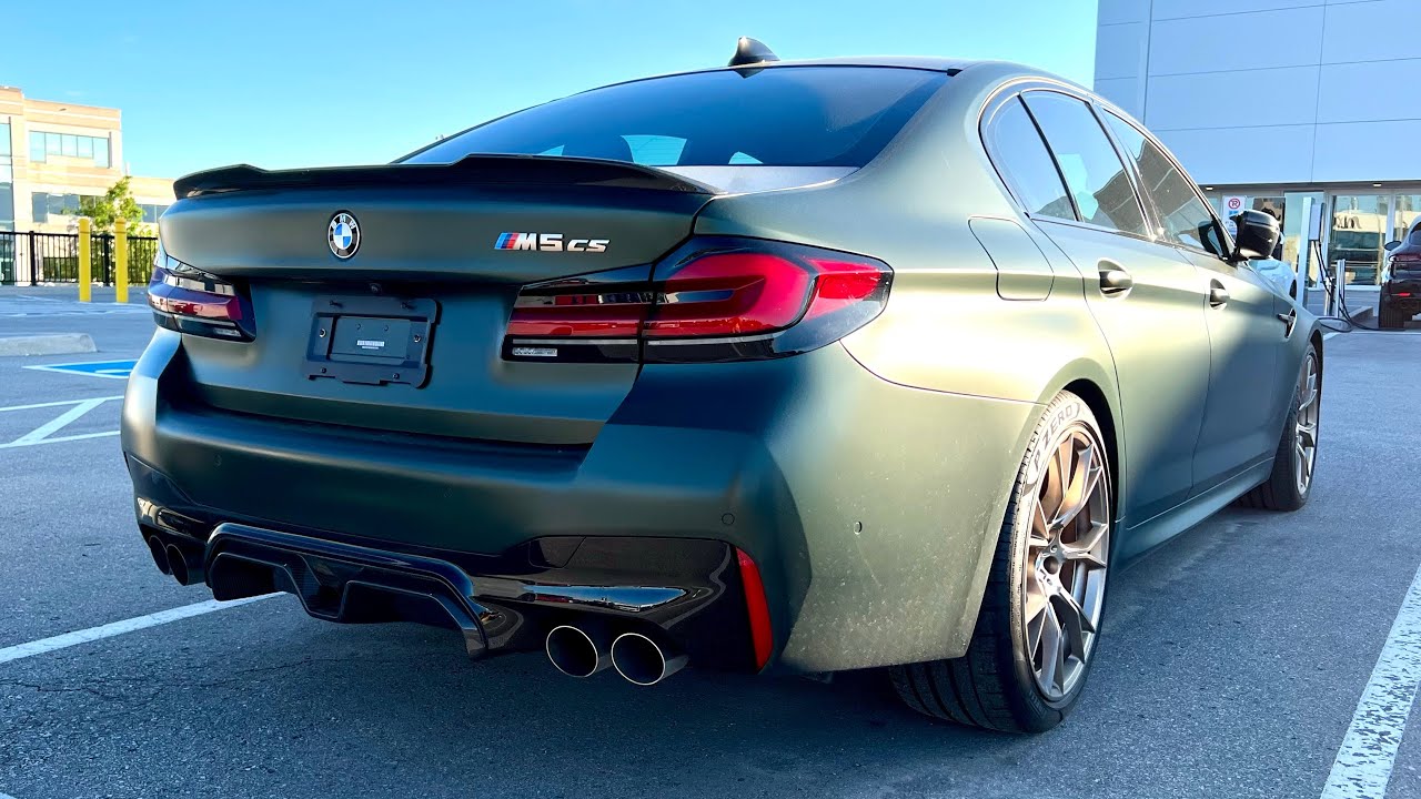 2022 BMW M5 CS Frozen Green Metallic 627HP | In-Depth Video Walk Around ...