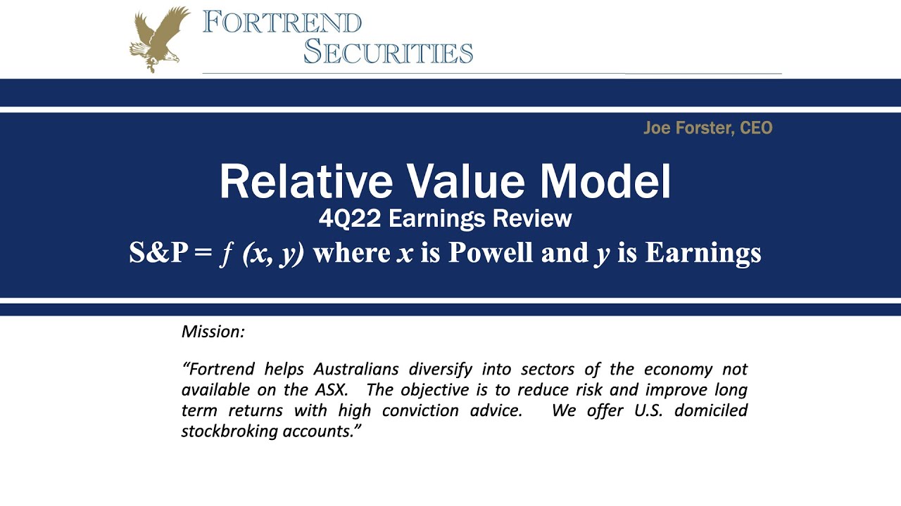 Fortrend Securities: 4Q22 Earnings Review Presentation by Joe Forster ...