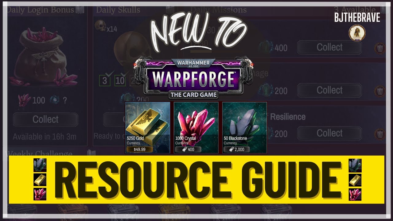 Resource and Crafting Guide for New Players | Warhammer 40,000 ...