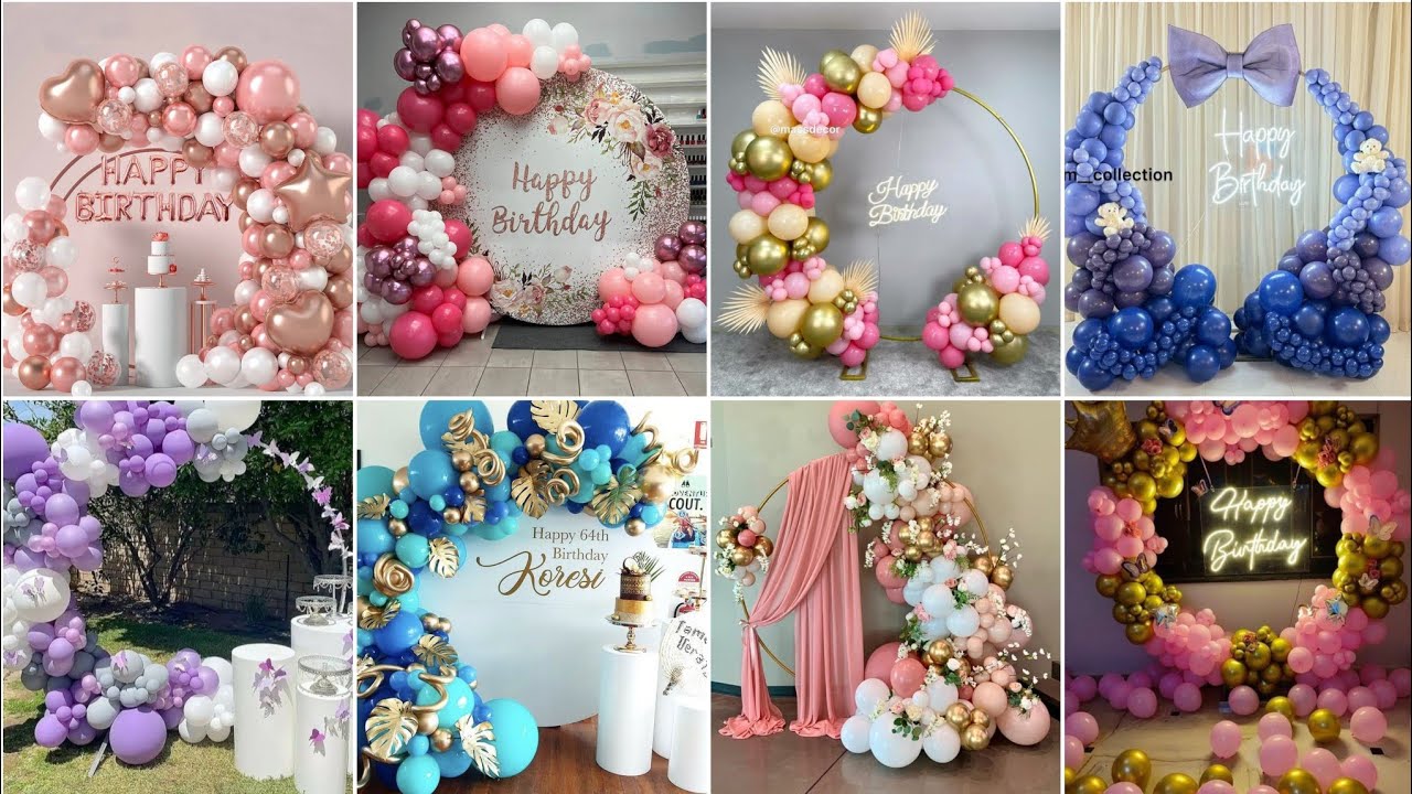 Birthday Round Shape Decoration Ideas/Birthday Party Decorations/Party ...