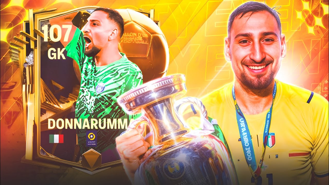 AVERAGE GK?🧱🧤 DONNARUMMA 🇮🇹 REVIEW FC MOBILE || BALLON D'OR EVENT ...