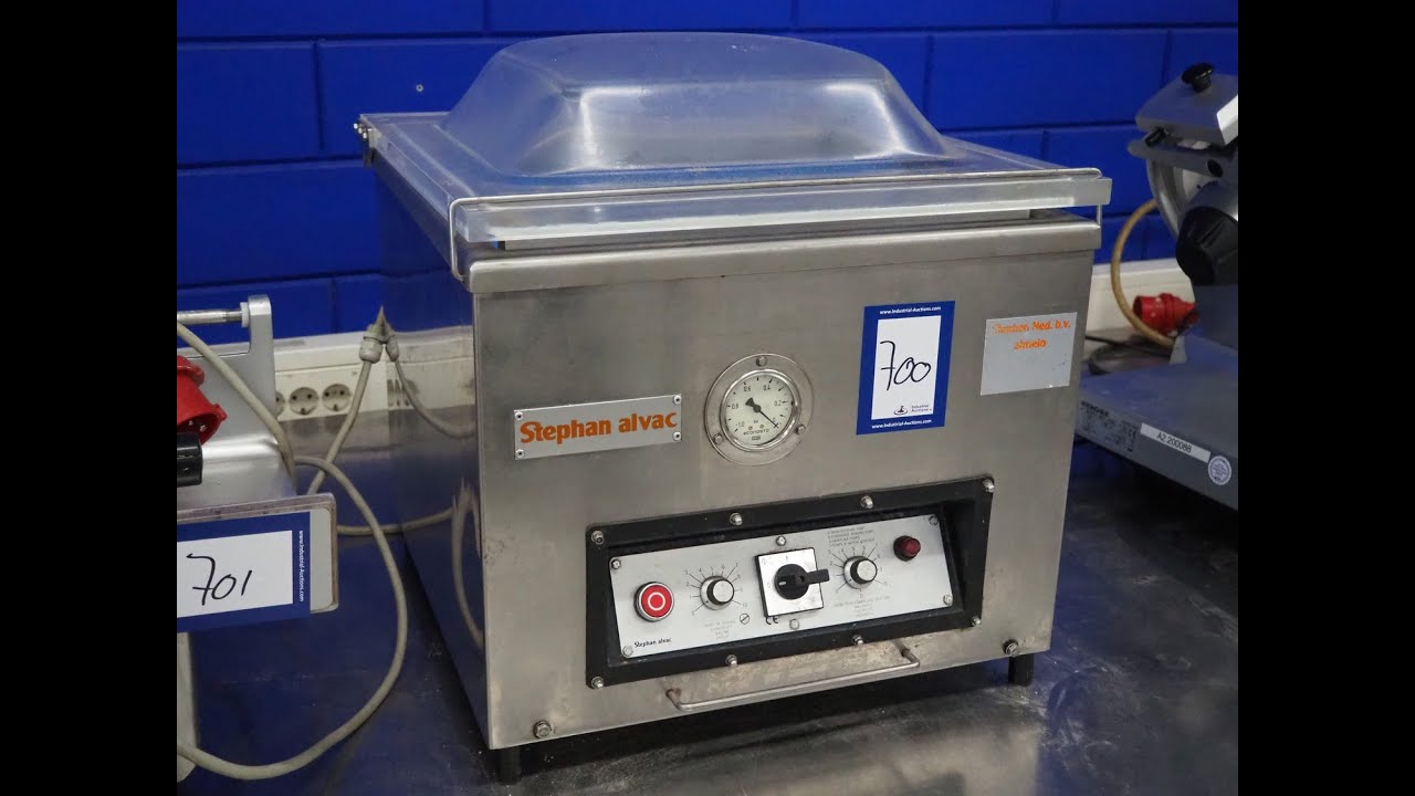 932-700: Stephan Alvac vacuum machine - YouTube