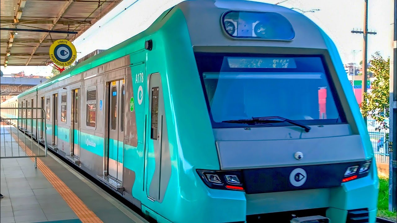 Via Mobilidade Série 8900 (A17) Saindo Na Estação Itapevi Destino Barra ...
