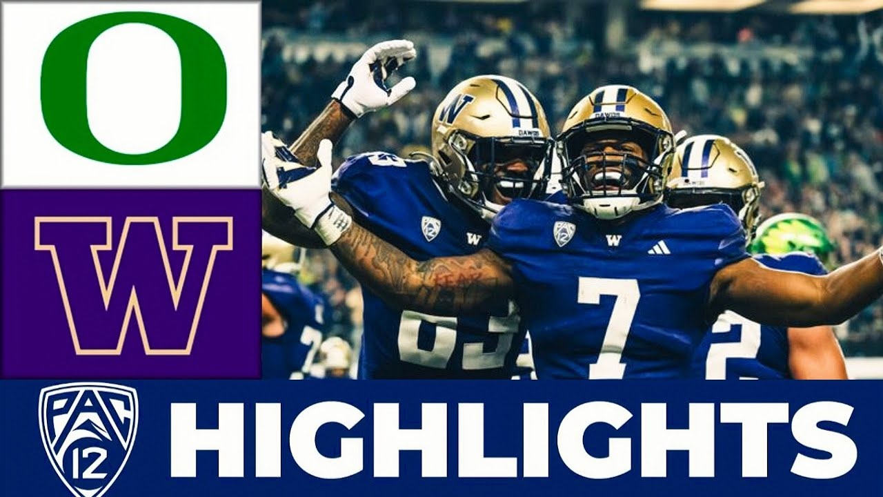 Washington Vs Oregon Highlights 2023 - YouTube