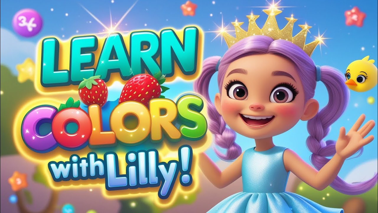 Learn Colors with Lilly | Fun Kids Nursery Rhymes & Educational Video ...