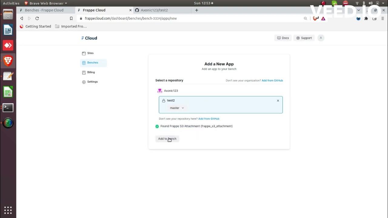 # How to install Custom Apps on frappe bench and site. - YouTube