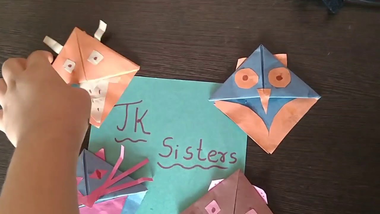 Corner book mark Kids above 6 - YouTube