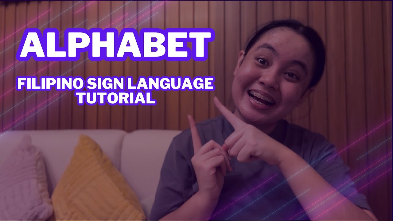 Alphabet Filipino Sign Language Tutorial | Bia Lopez Vlog - YouTube