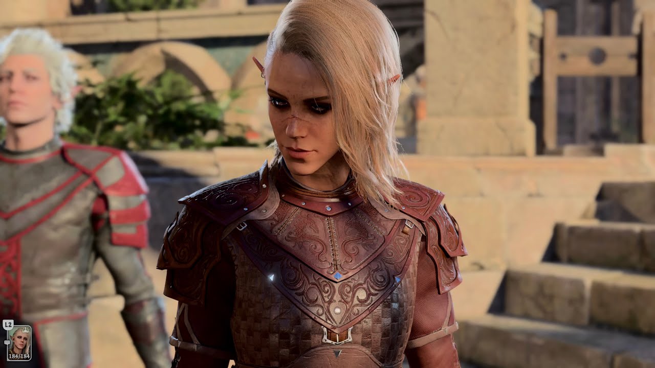 "I heard that moan" Astarion comforts you after making a vow to Haarlep ...