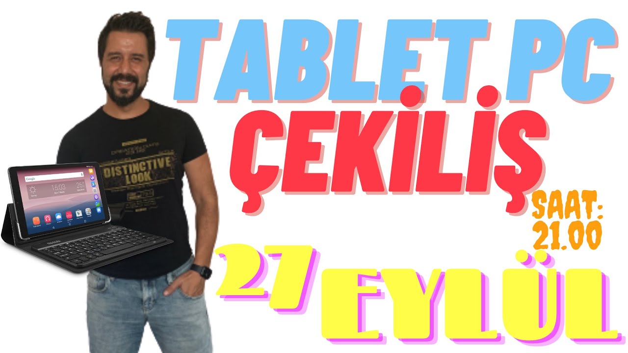 TABLET ÇEKİLİŞİ 27 EYLÜL EBA CANLI DERS DESTEKLİ - YouTube