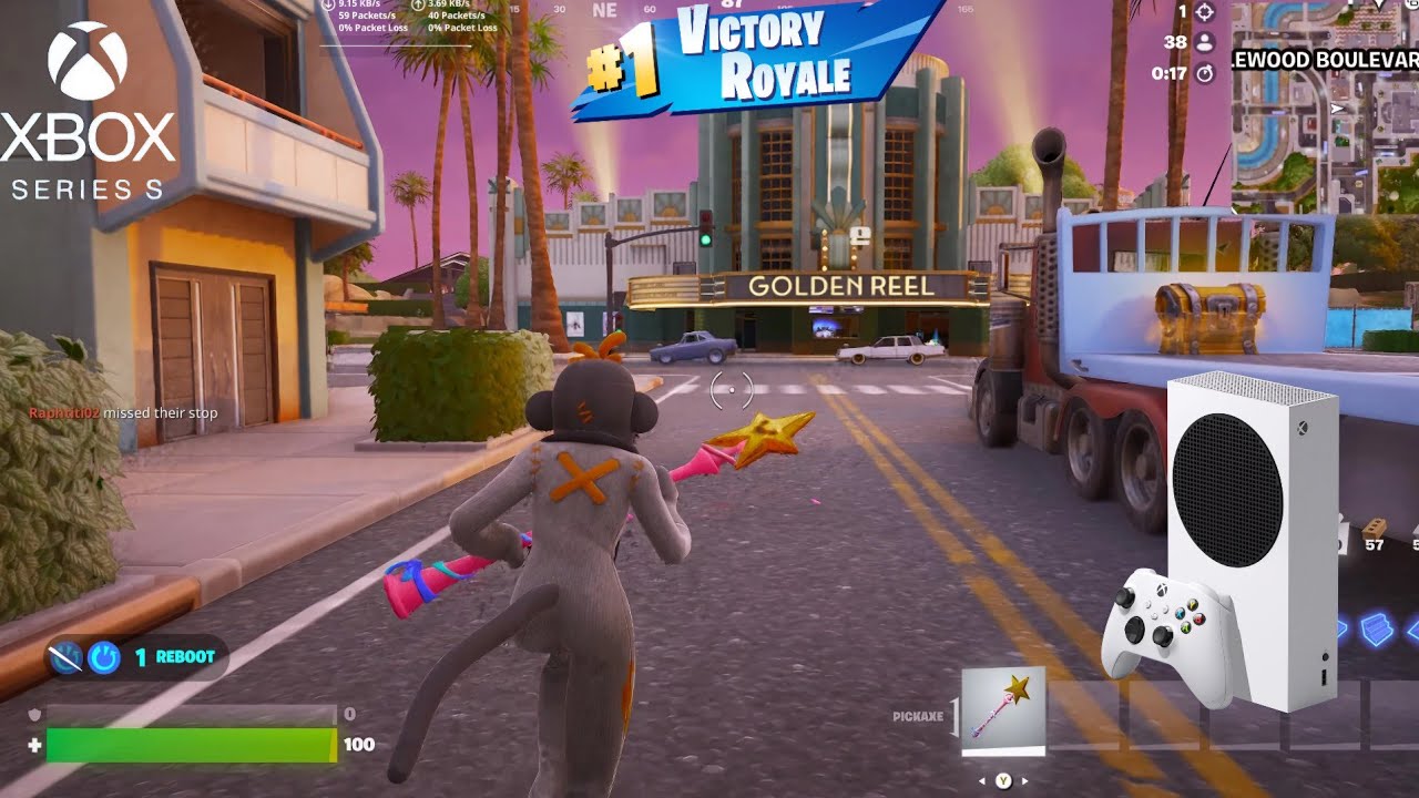 Xbox Series S Fortnite Reload Controller Gameplay (4K 120FPS) - YouTube