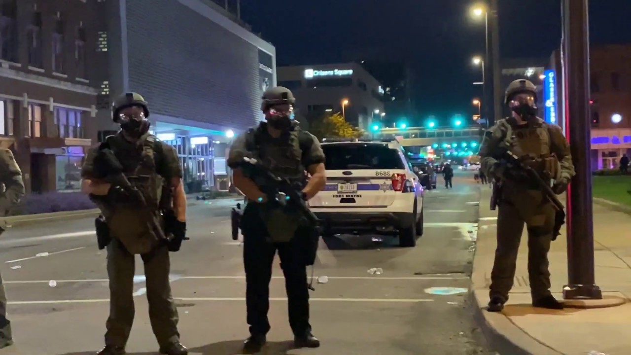 Fort Wayne, IN Protest for George Floyd + Black Lives Matter - YouTube