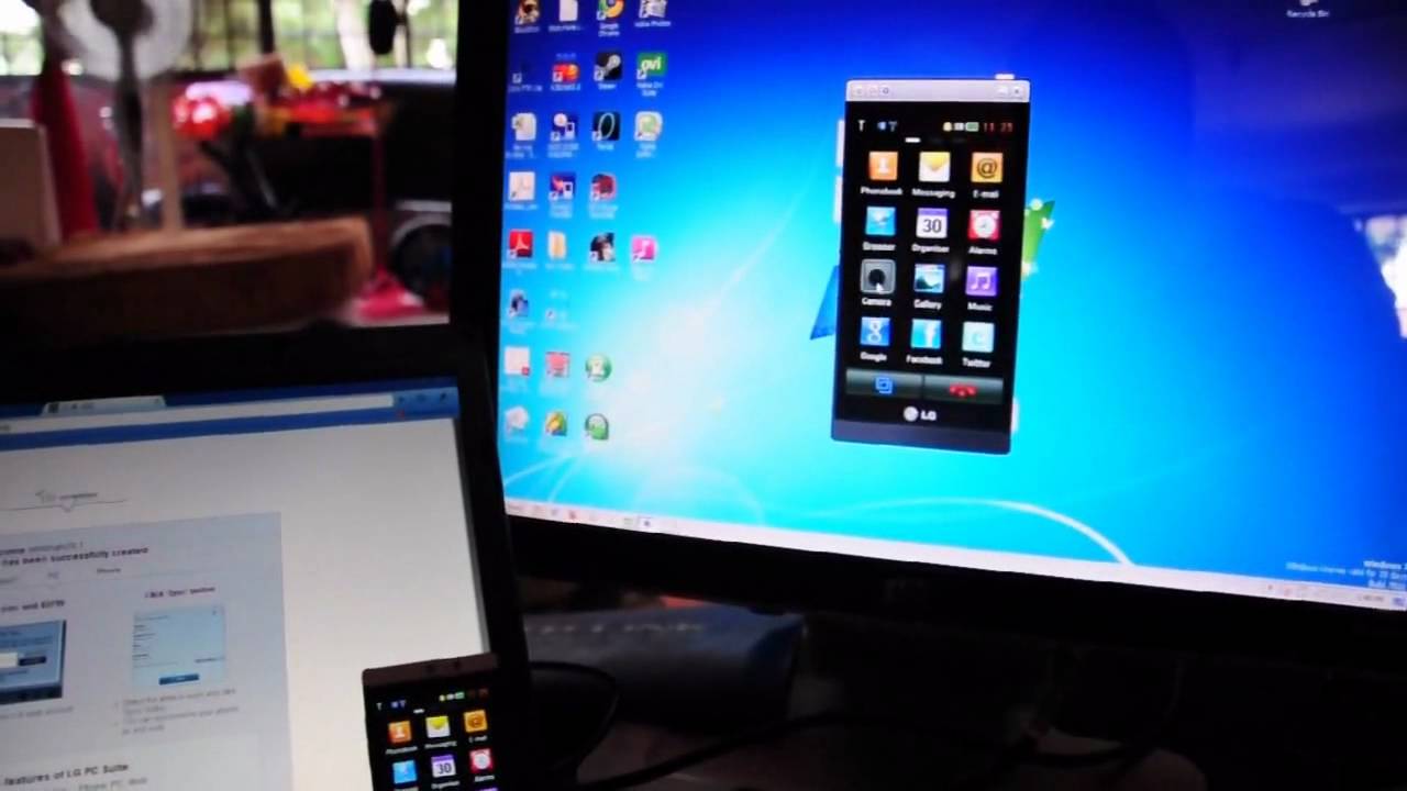 How to use on screen phone in LG onscreen phone.vi - YouTube