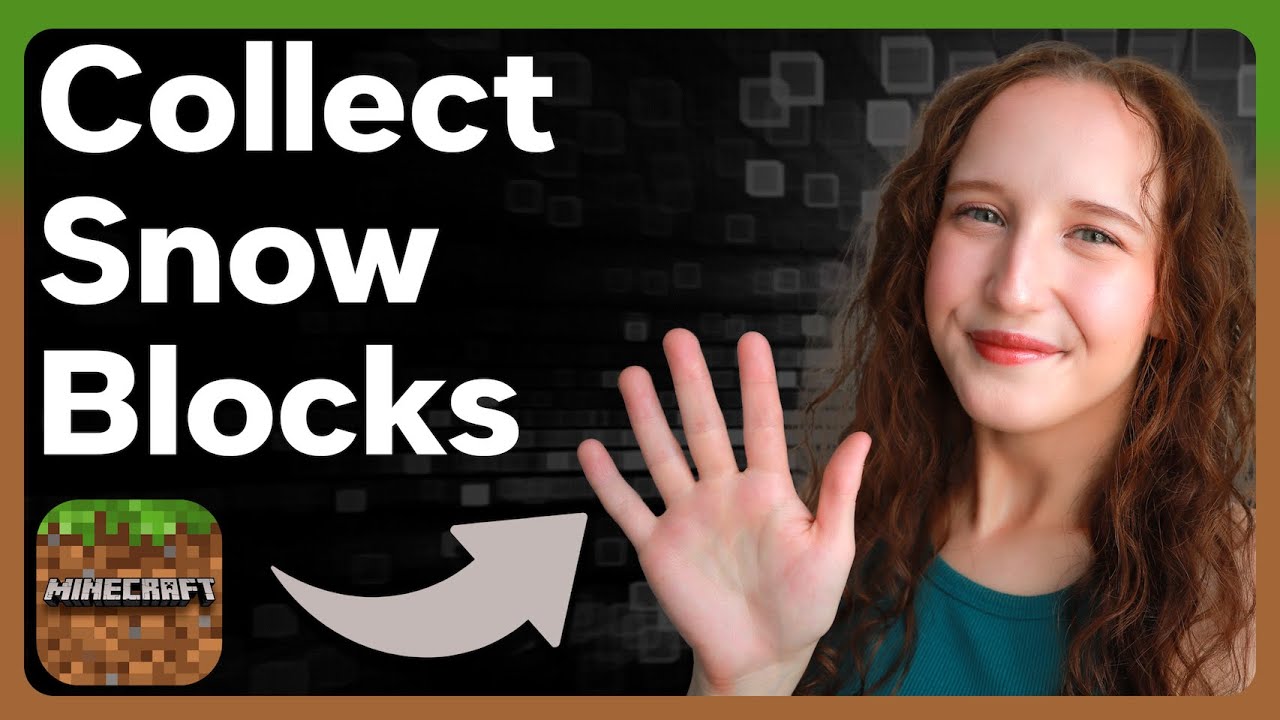 How To Collect Snow In Minecraft - YouTube