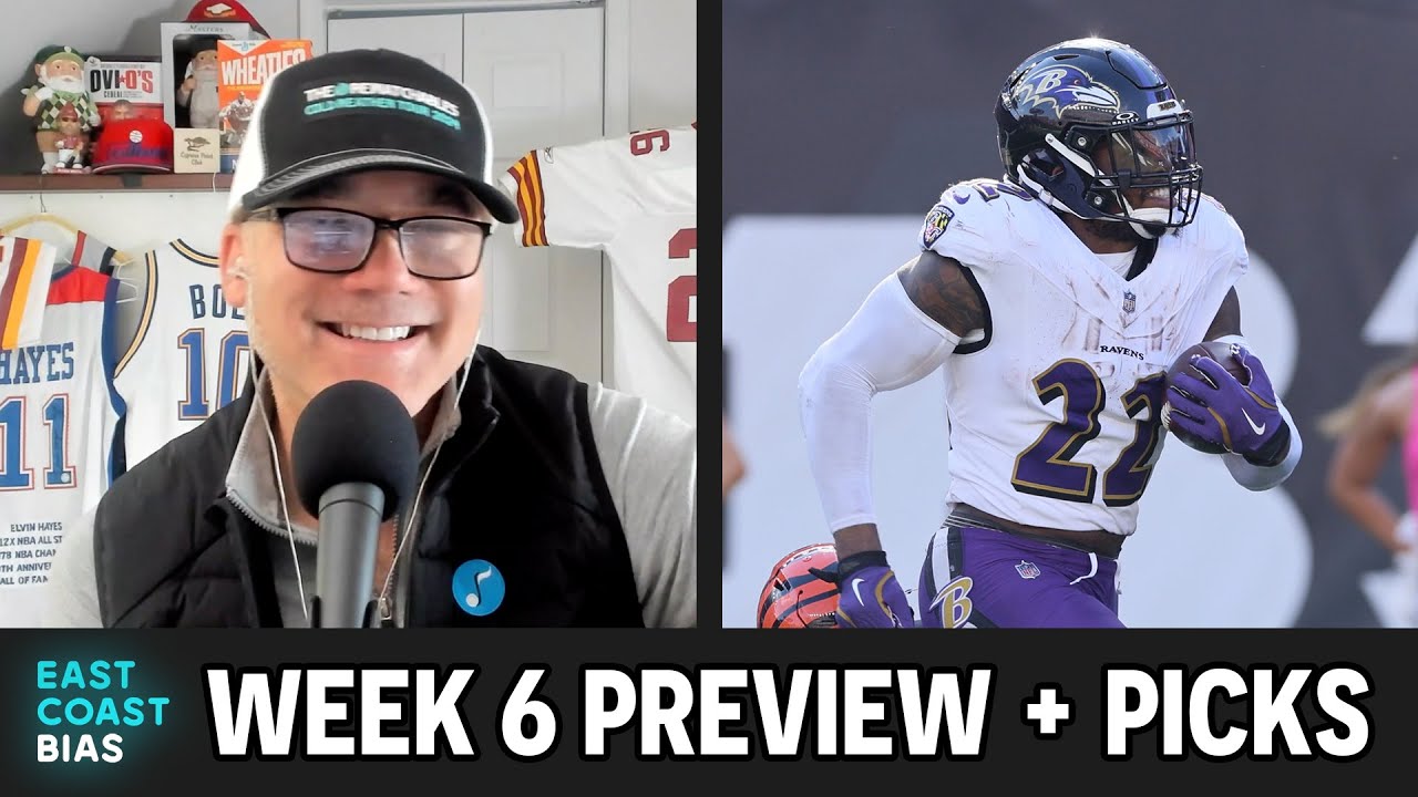 Week 6 NFL Preview +and Picks | East Coast Bias - YouTube