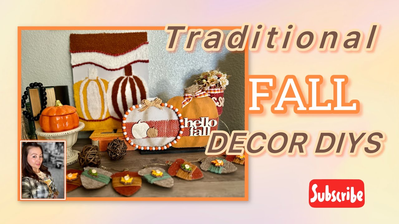 🍁MUST-SEE 🍁RUSTIC FALL DIYS~Beautiful traditional FALL colors 2024 ...