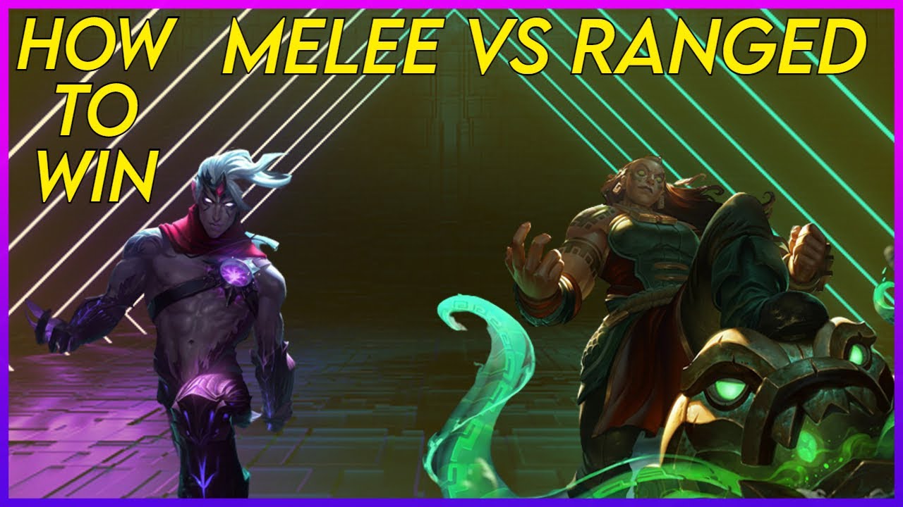 How to win Melee vs Ranged in League of Legends! - YouTube
