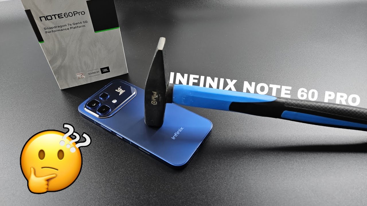 Infinix Note 60 Pro Screen Screen & Gorilla Glass 7i Durability Test 🔨🛠 ...