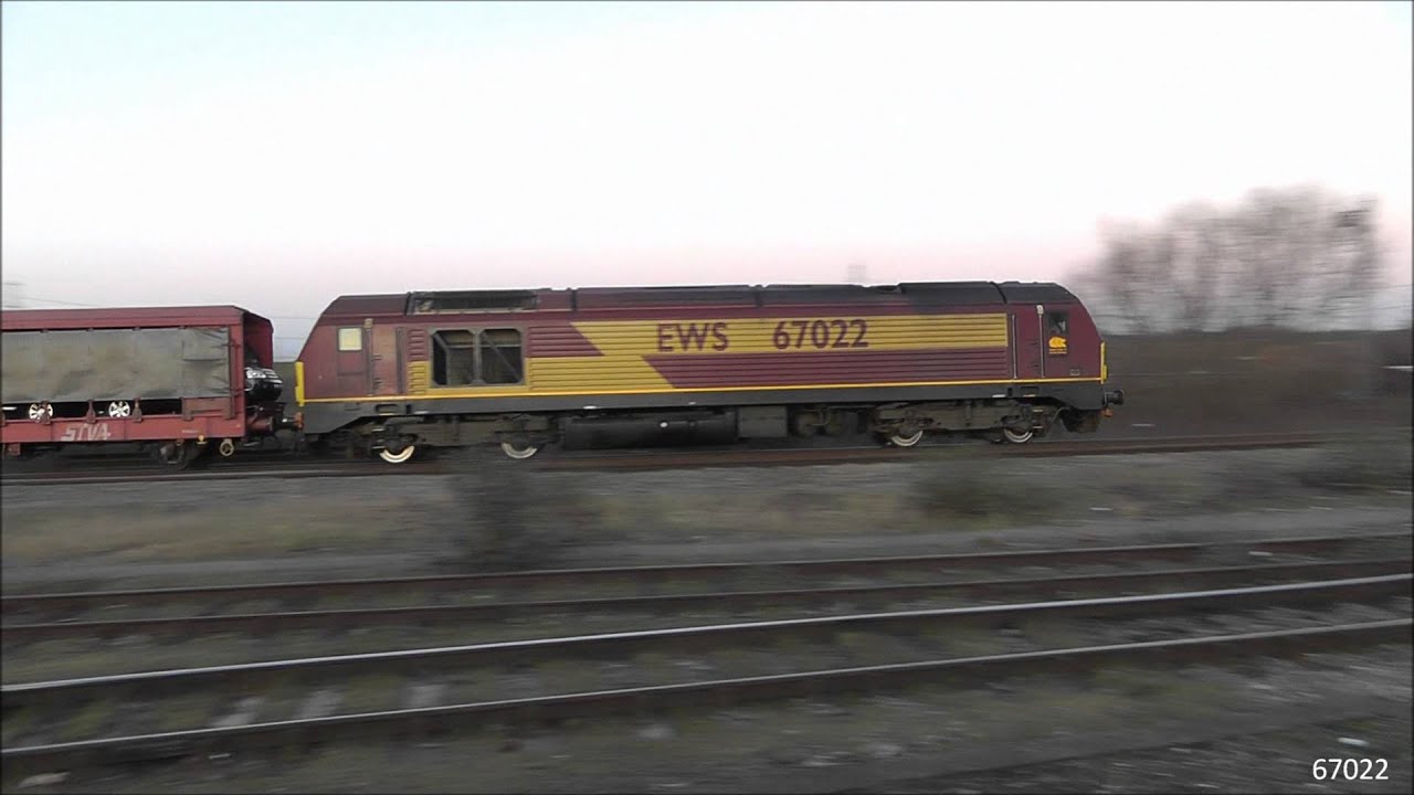 67022 on Land Rovers (6O42) @ Didcot 02/02/12 - YouTube