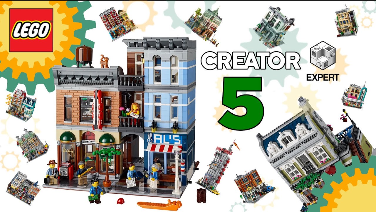 Modular Madness! 5! Lego Detective's Office 10246 Combined Creator ...