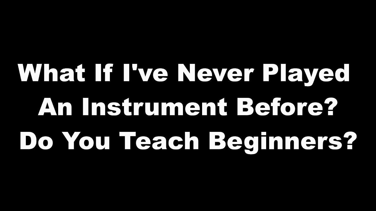 Drum Lesson FAQs - 12: What If I've Never Played An Instrument Before ...