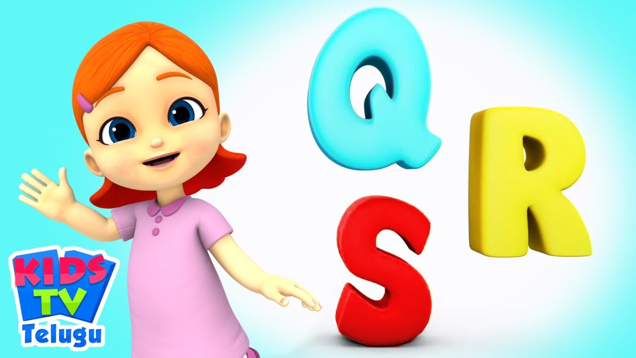 ABC Song in Telugu, Toddler Learning Video Song, తెలుగు రైమ్స్, Kids Tv ...