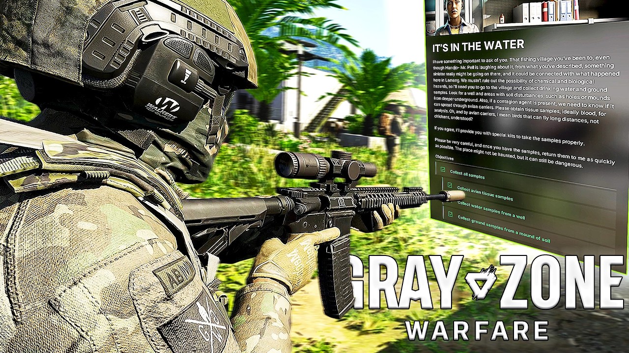 PVP in Hunters Paradise and Completing Task (Gray Zone Warfare) - YouTube