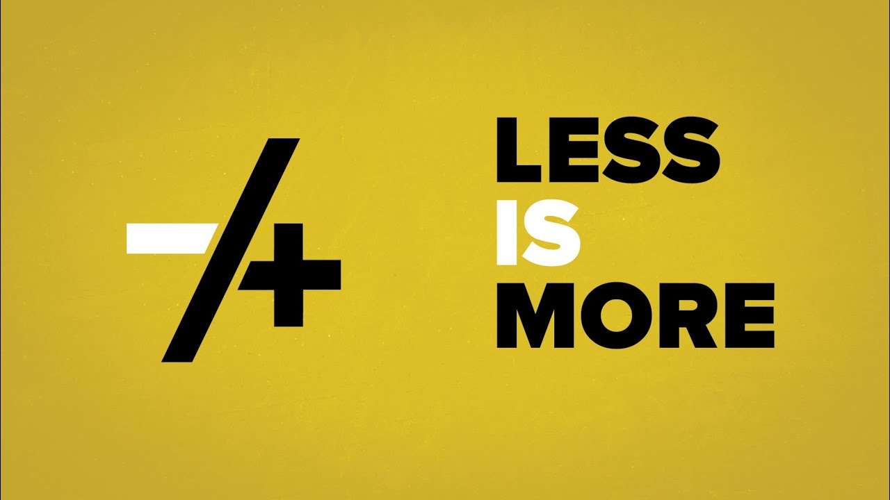 Less is More // Pastor Brian Kalkstrup - YouTube