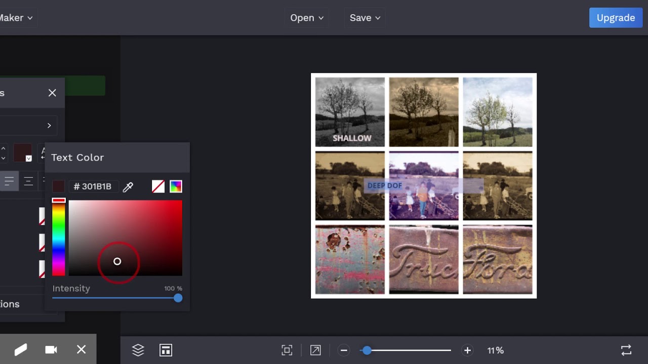 How to Make A 3x3 Collage Using BeFunky - YouTube