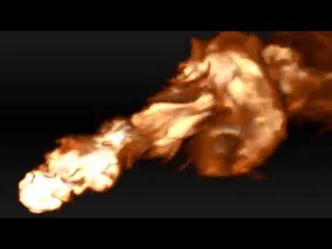 Fireball animation made with blender - YouTube